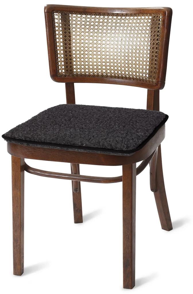 Wooline podsedák na židli 40 x 40cm, černý