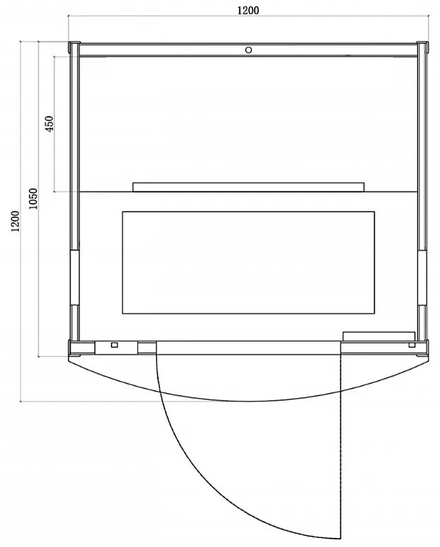 BPS-koupelny Infrasauna Relax  120x120, 2-3 osoby