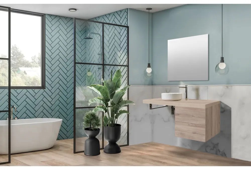 Mereo Mereo, Ponte, koupelnová skříňka 61 cm, Multidecor, CN290SBIAA