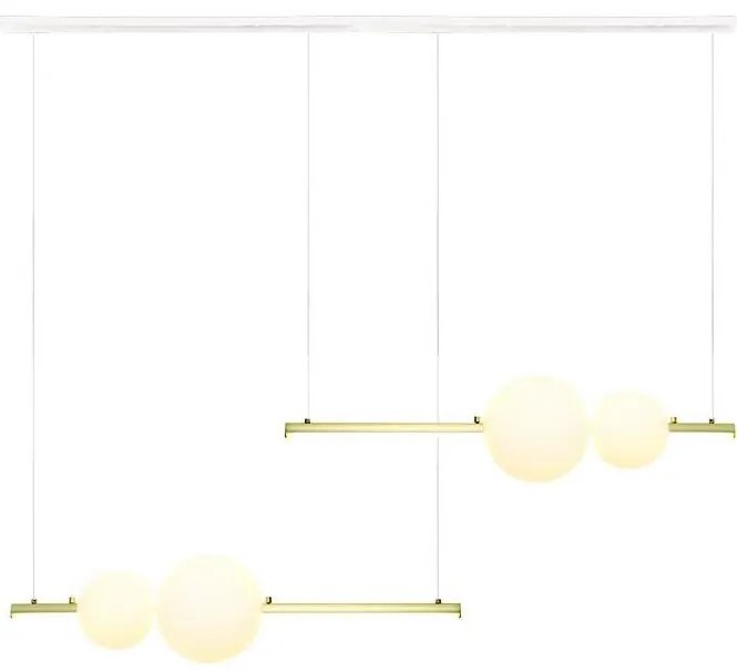 Zambelis 22235 - LED Stmívatelný lustr na lanku LED/22W/230V zlatá 22235
