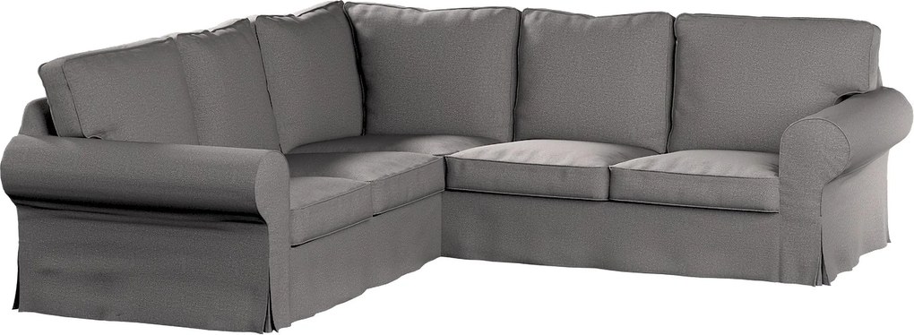 Potah na pohovku IKEA  Ektorp rohová barva šedá látka pletený vzor
