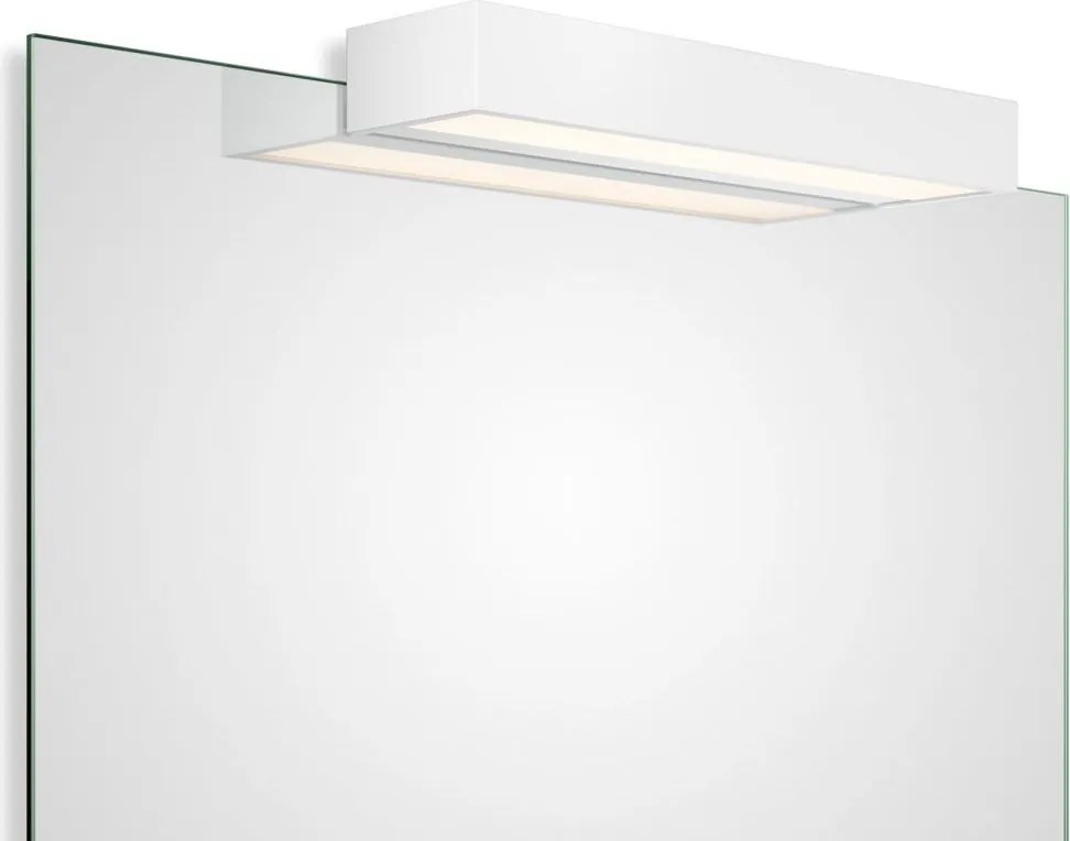 Světlo nad zrcadlo Box Clip On LED 2700K 40 cm bílé matné