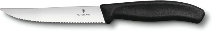 kuchyňský nůž, steakový, VICTORINOX, černý
