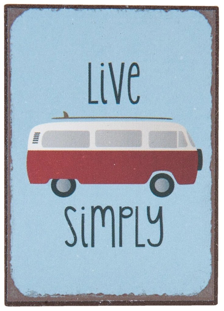 Magnet Live simply - 5*7* cm