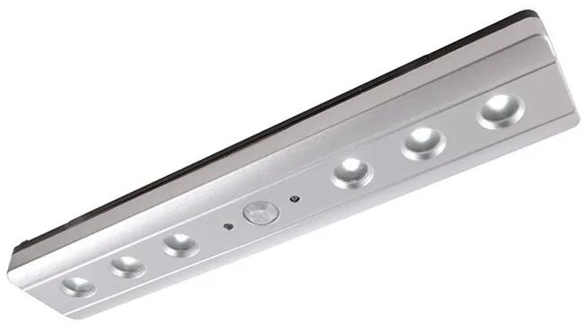 Light Impressions KapegoLED nábytkové přisazené svítidlo Tully 4,5 V DC 0,50 W 6000 K 50 lm 210 mm stříbrnošedá 687036