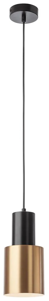 Smarter 01-3080 závěsné svítidlo Aurum, matně černé, matně zlaté, 1xE27, 24,5cm