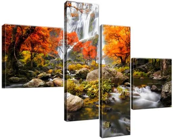 Tištěný obraz Podzimní vodopád 100x70cm 2335A_4B