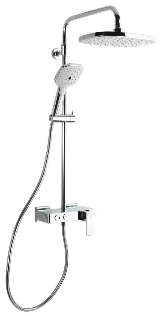 Sprchový systém Swiss Aqua Technologies s pákovou baterií bílá/chrom SATSSPHP