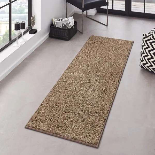 Hanse Home, Kusový koberec Pure 102614 Brown, 200x300, hnědá, kancelář
