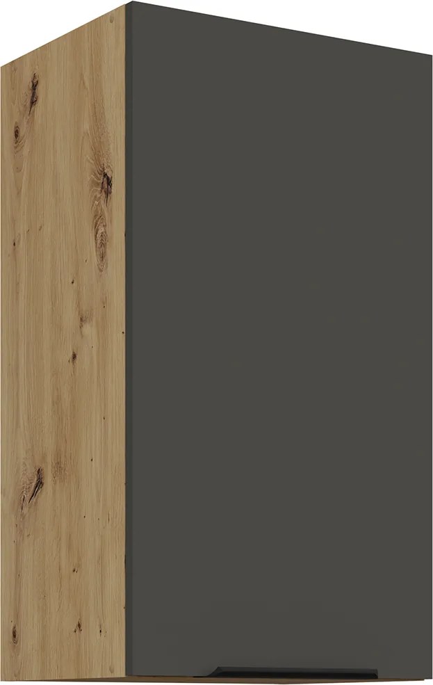 ARIA pa | horní skříňka 40 G-72 1F policová | 40 cm | ANTI FINGERPRINT povrch | artisan/šedá grafit