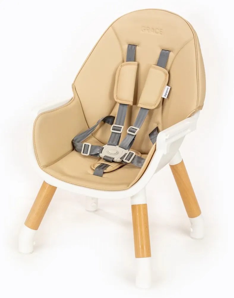 NEW BABY Jídelní židlička 3v1 New Baby Grace Beige