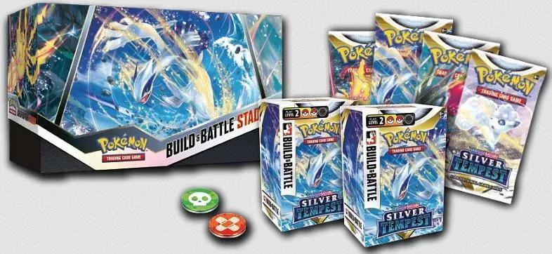 Pokémon Company Pokémon TCG: SWSH12 Silver Tempest - Build & Battle Stadium