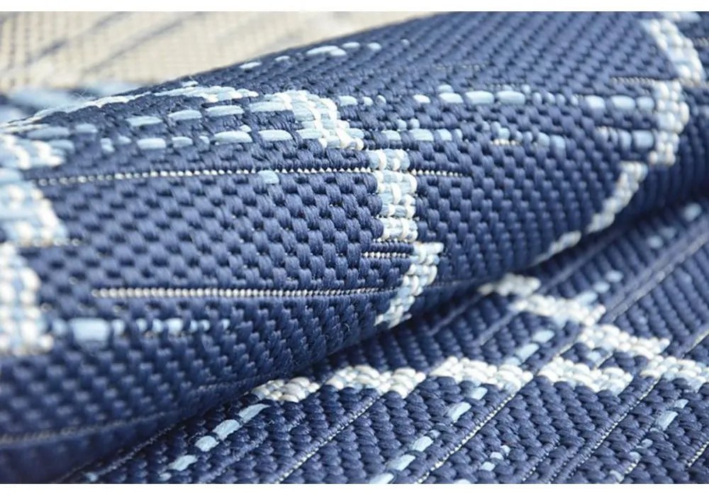 Kusový koberec Rombo modrý 60x110cm