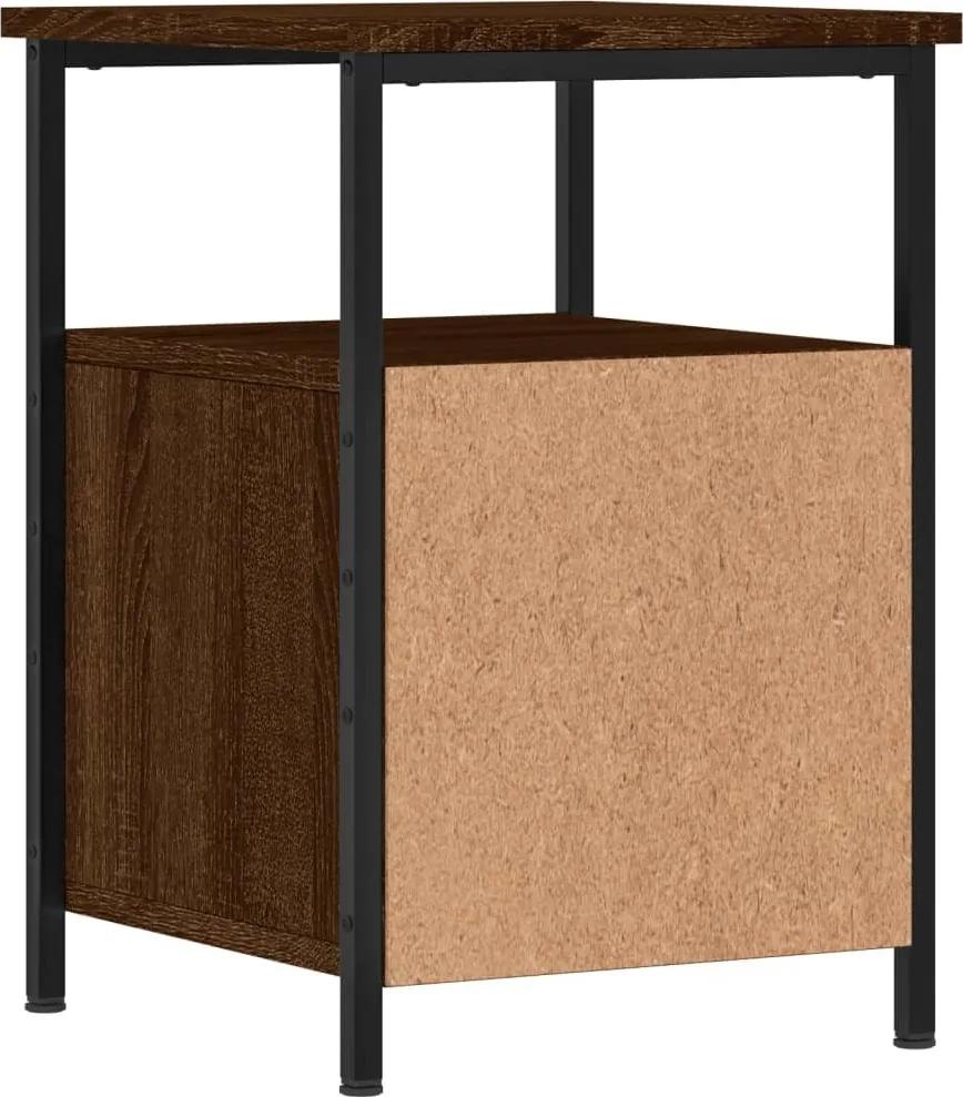 vidaXL Noční stolek 34 x 35,5 x 50 cm kompozitní dřevo [826021] Barva: kouřový dub