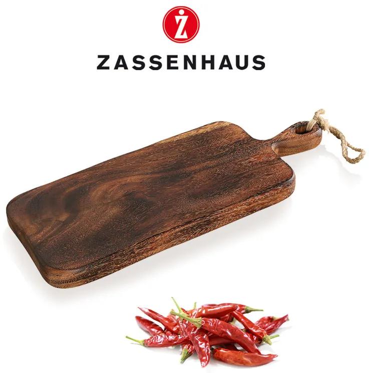 Zassenhaus Prkénko s rukojetí, akátové dřevo 46x19 cm