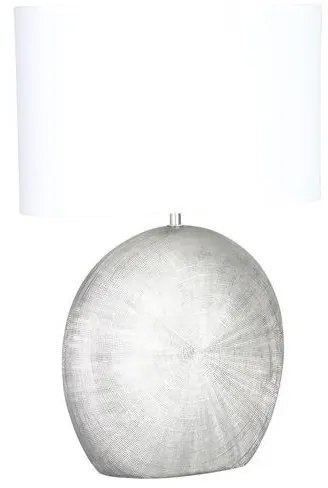 Stolní lampa Legend 1x60W E27 stříbrná - WOFI ACTION