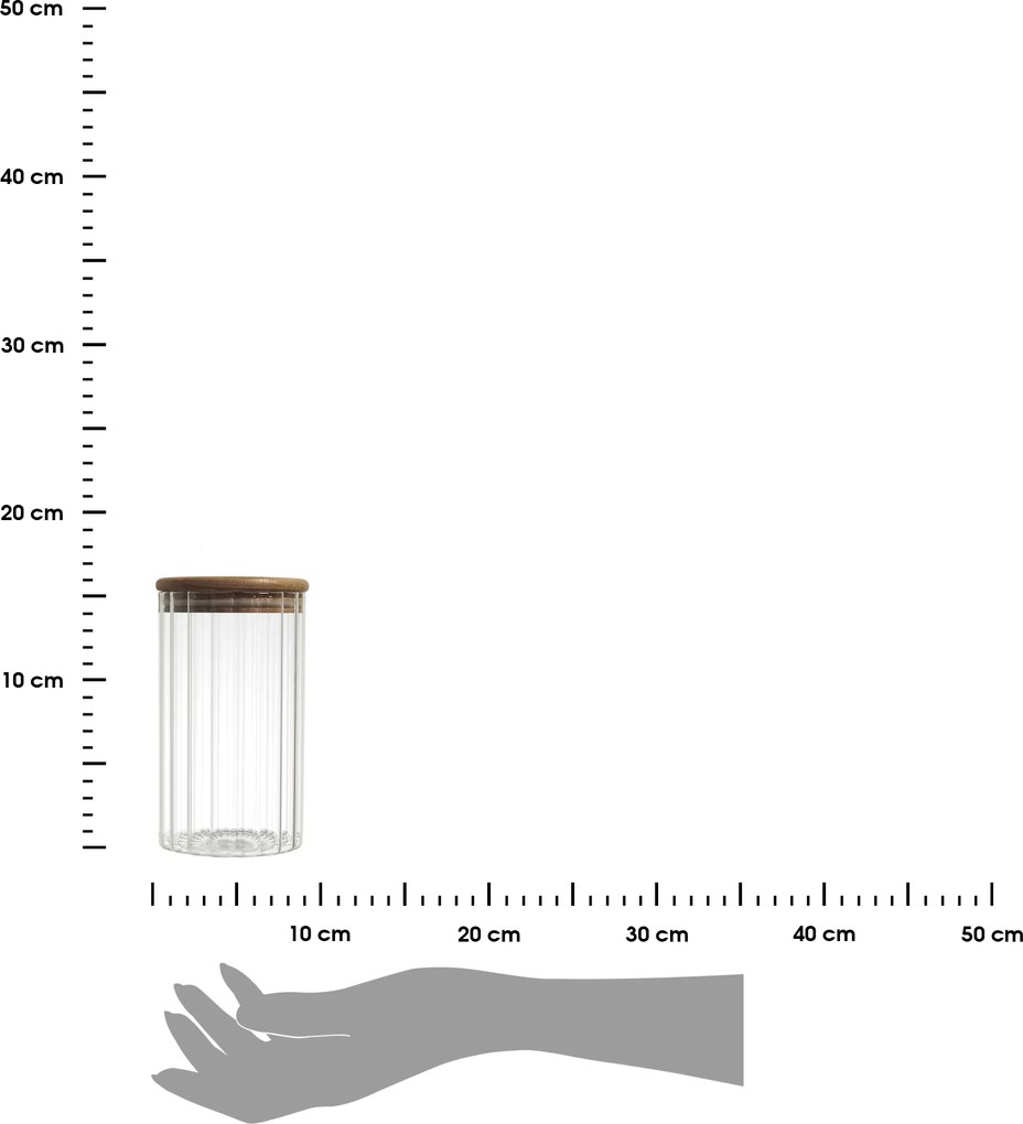 Skleněná nádoba na potraviny Arno 700 ml