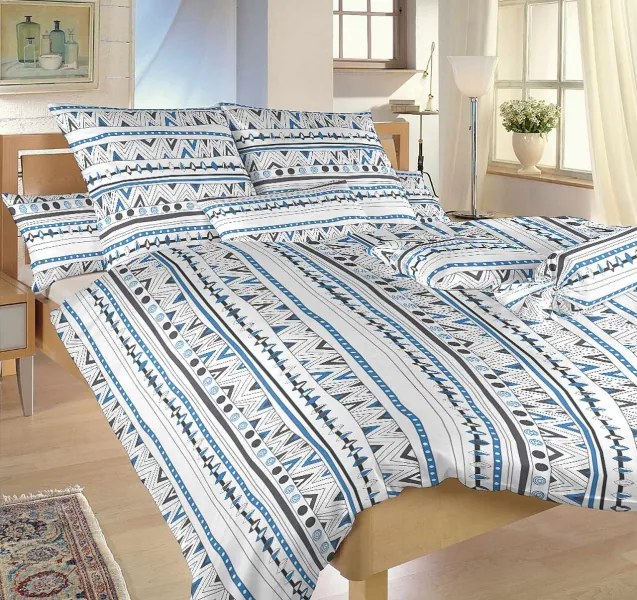Dadka Povlak na polštář bavlna Indián denim  50x70 cm