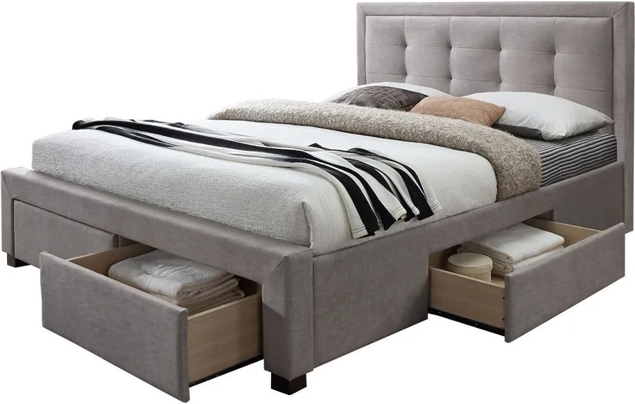 Čalouněná postel Evora 180 x 200 cm + rošt + matrace Comfort