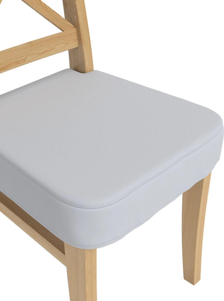 Sedák na židli IKEA Ingolf barva růžová látka pletený vzor
