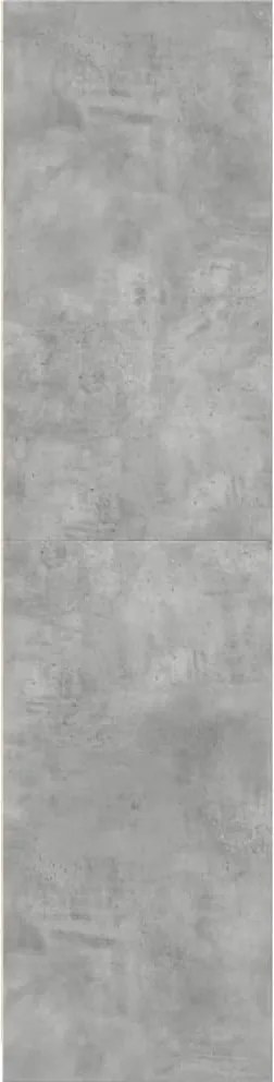 Šatní skříň betonově šedá 30 x 50 x 200 cm kompozitní dřevo 3307741