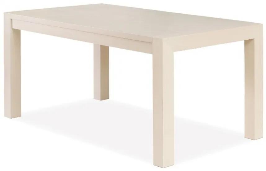 Jídelní rozkládací stůl KAMIL — 140x80cm + 60 cm, masiv, více barev