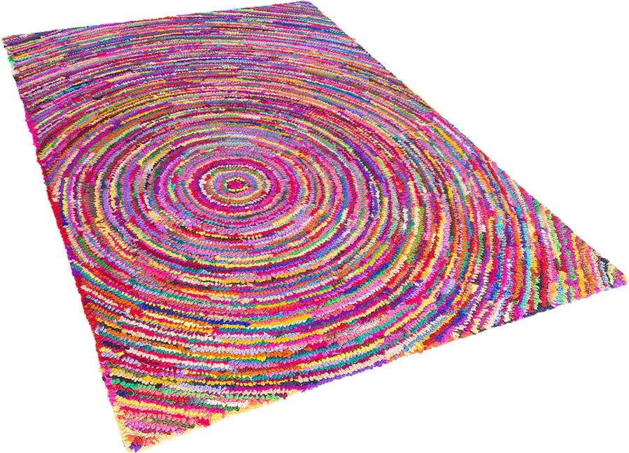 Pestrý bavlněný koberec 140x200 cm - MALATYA