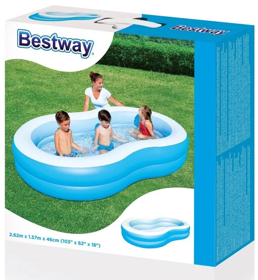 BESTWAY 54117 Lagoon 262x157x46 cm