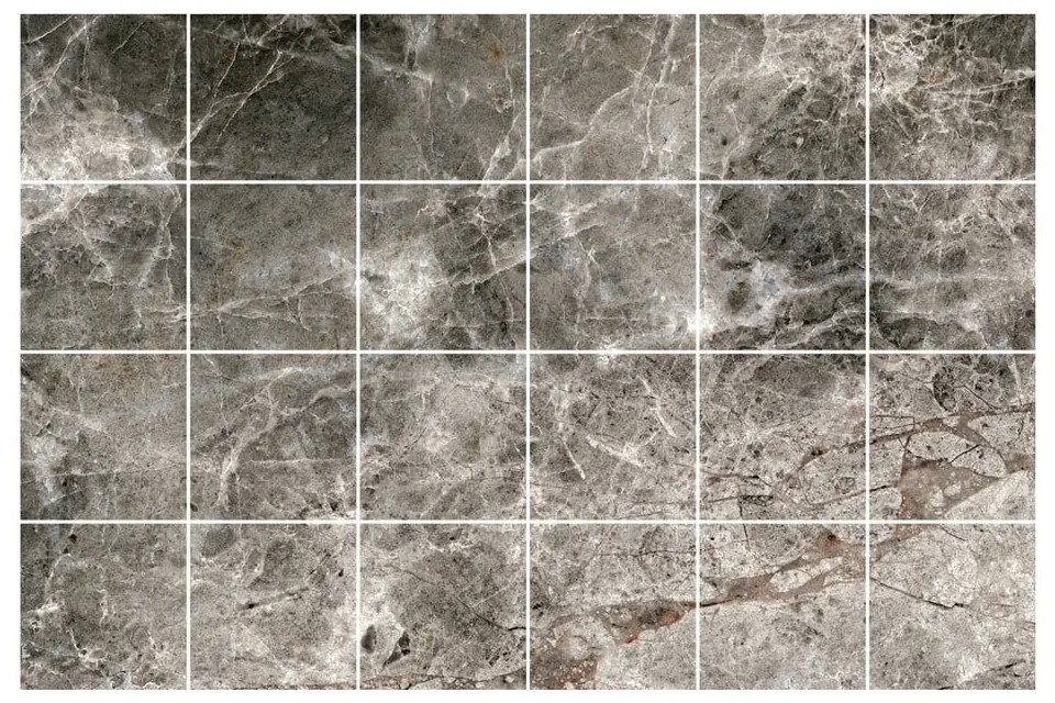 Sada samolepek na kachličky 24 ks 15x15 cm Marble Tiles Venezia – Ambiance