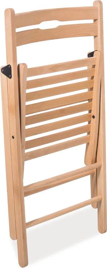 Casarredo - Komfort nábytek Dřevěná skládací židle SMART II, bílá