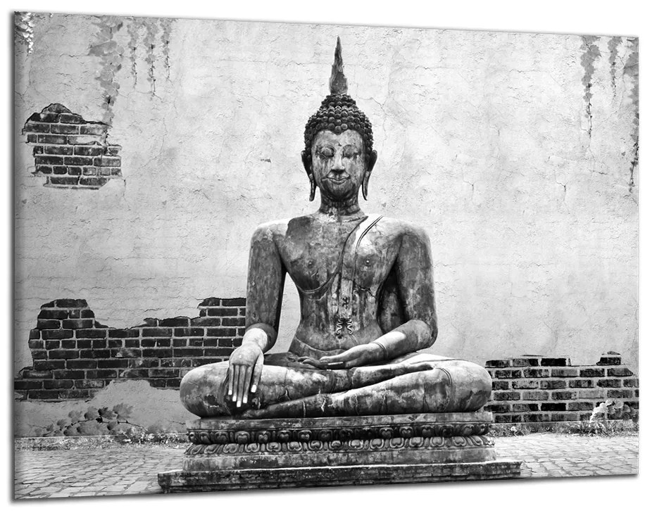 Obraz na plátně Sedící Budha 1166AX Biano.cz