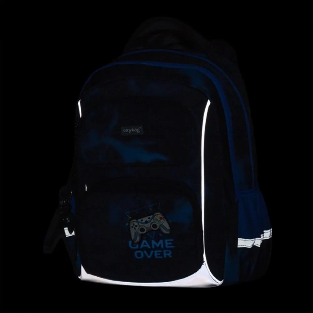 Oxybag OXY JUMPER - školní set Gamer 3 ks: batoh, penál, sáček