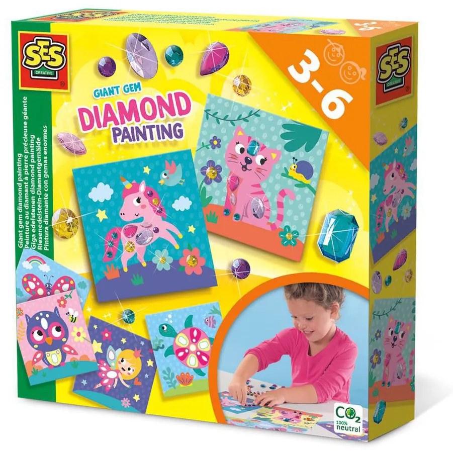 Ses Malování a tvoření - diamantová zvířátka