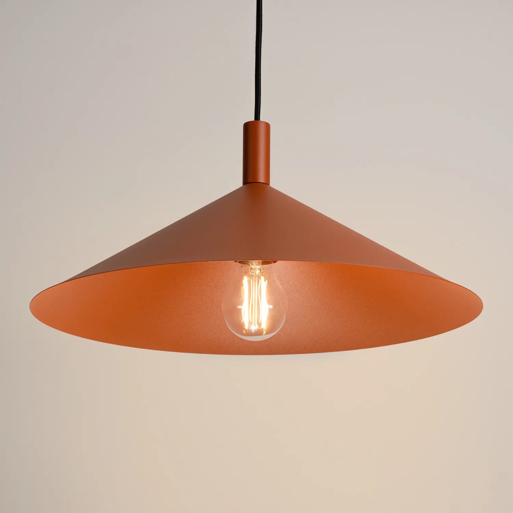 Sollux Lighting Závěsné svítidlo NOX 40 okrově červené
