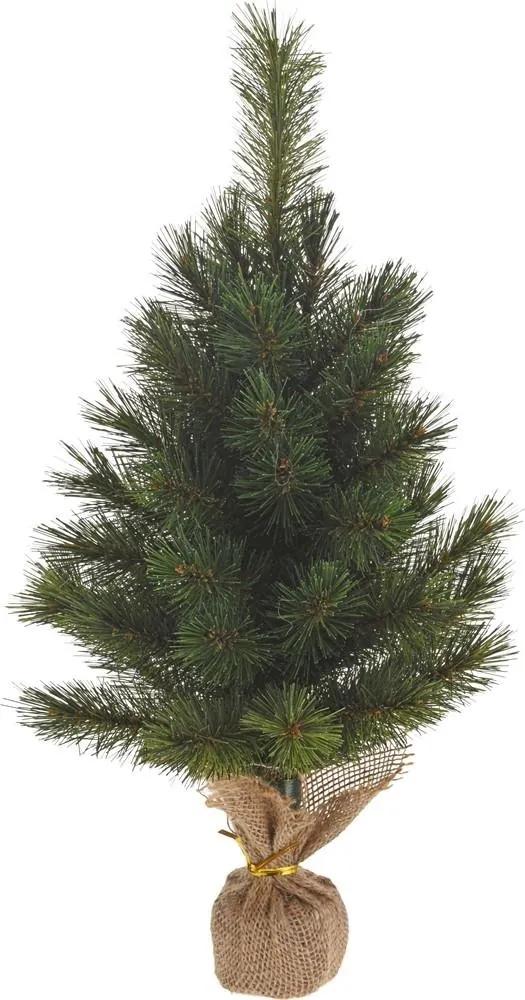 Umělý vánoční stromeček na stojanu, vysoký 45 cm, zelený smrk