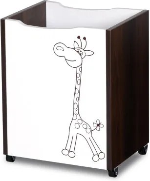 Klupś Koš na hračky žirafa