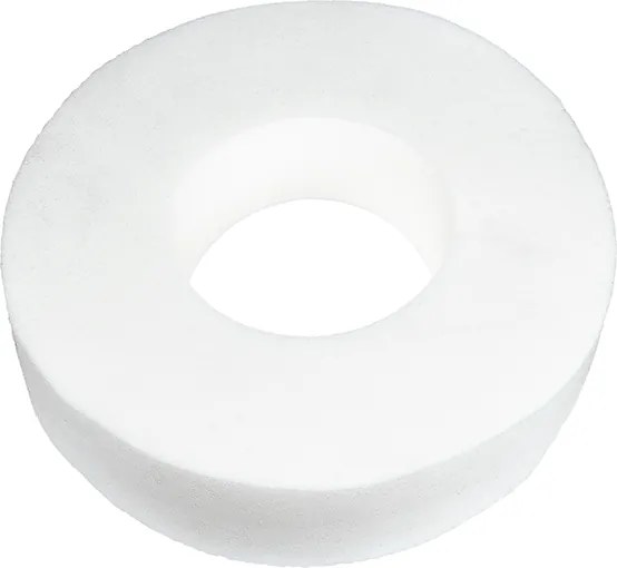 Bellatex Sedák anatomický z Líné - Visco pěny Černá 40 cm, (průměr), výška 10 cm, uprostřed 10 cm otvor