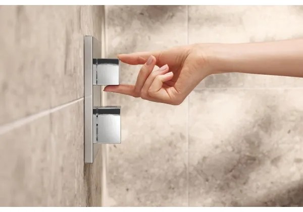 GROHE 34879000 - Podomítkový sprchový systém PRECISION CUBE 310 × 310 mm chrom