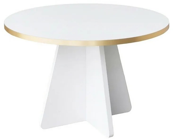 Konferenční stolek Mushroom Gold and White