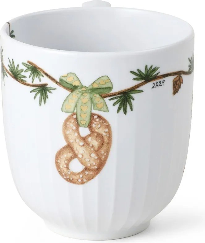 Bílý porcelánový hrnek s vánočním motivem 330 ml Hammershøi Christmas – Kähler Design