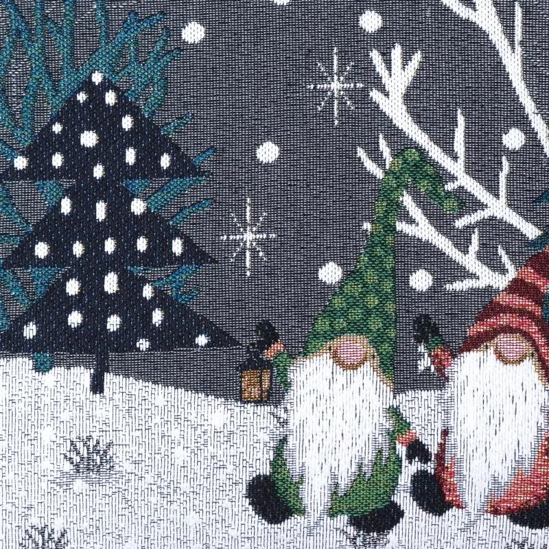 SCANquilt prostírání MOTIV elfi duo bílošedá prostírání cca 30 x 45 cm
