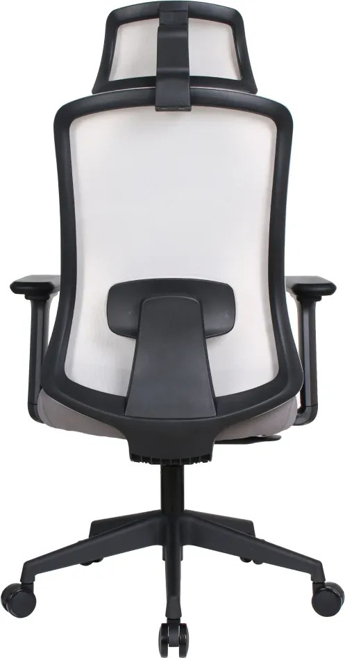 Ergonomická kancelářská židle PART - šedá síťovina / nosnost 150 kg