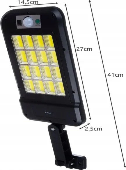 Solární pouliční lampa Izoxis 19444 240 LED