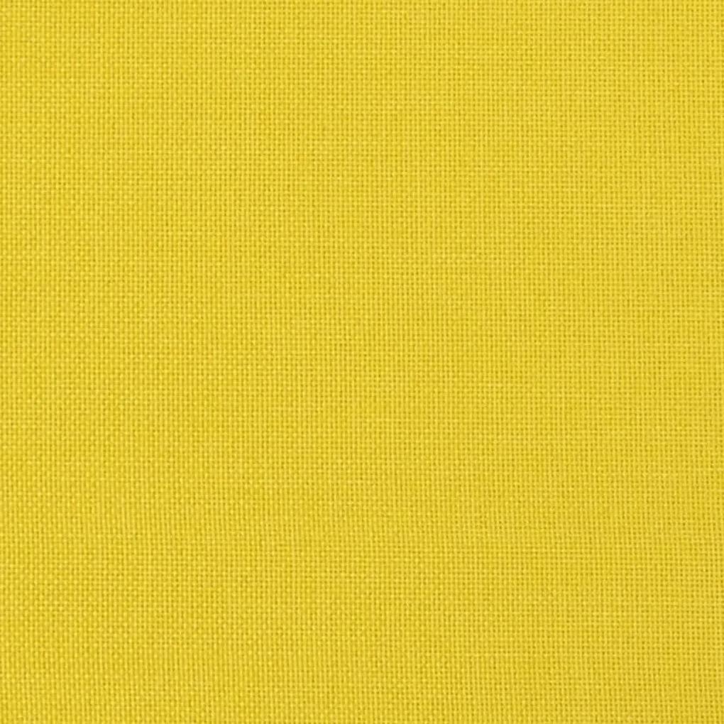 vidaXL 2místná pohovka 120 cm textil [359266] Barva: Světle žlutá
