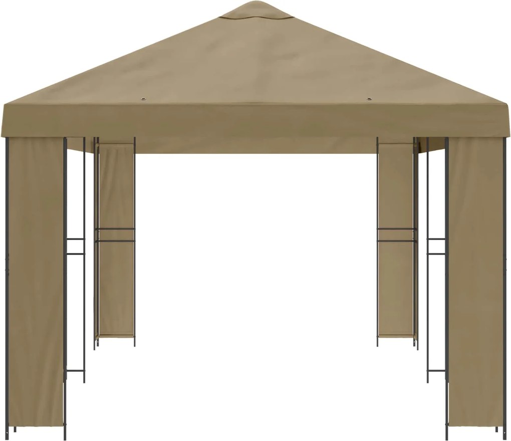 Zahradní altán 6 x 3 m Béžová Polyester a ocel 190 gsm 3376007