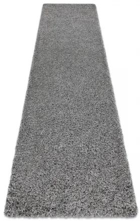 Dywany Luszczow Kusový koberec, běhoun SOFFI shaggy 5 cm šedá Rozměr koberce: 60 x 250 cm