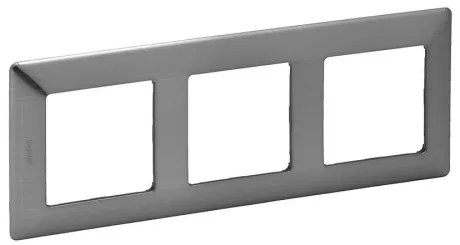 Legrand Valena LIFE trojrámeček nerez 754153