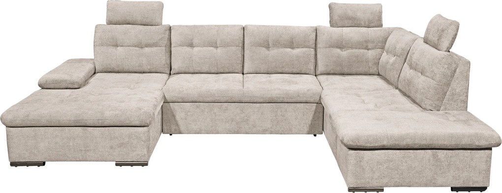 XXXLutz SEDACÍ SOUPRAVA, textil, šedobéžová Livetastic - Sedací soupravy - 002220057603
