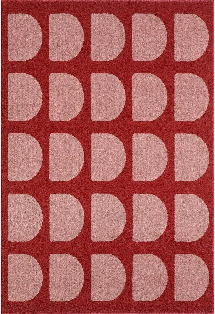 Červený/růžový koberec 160x230 cm Pomegranate – ESTE