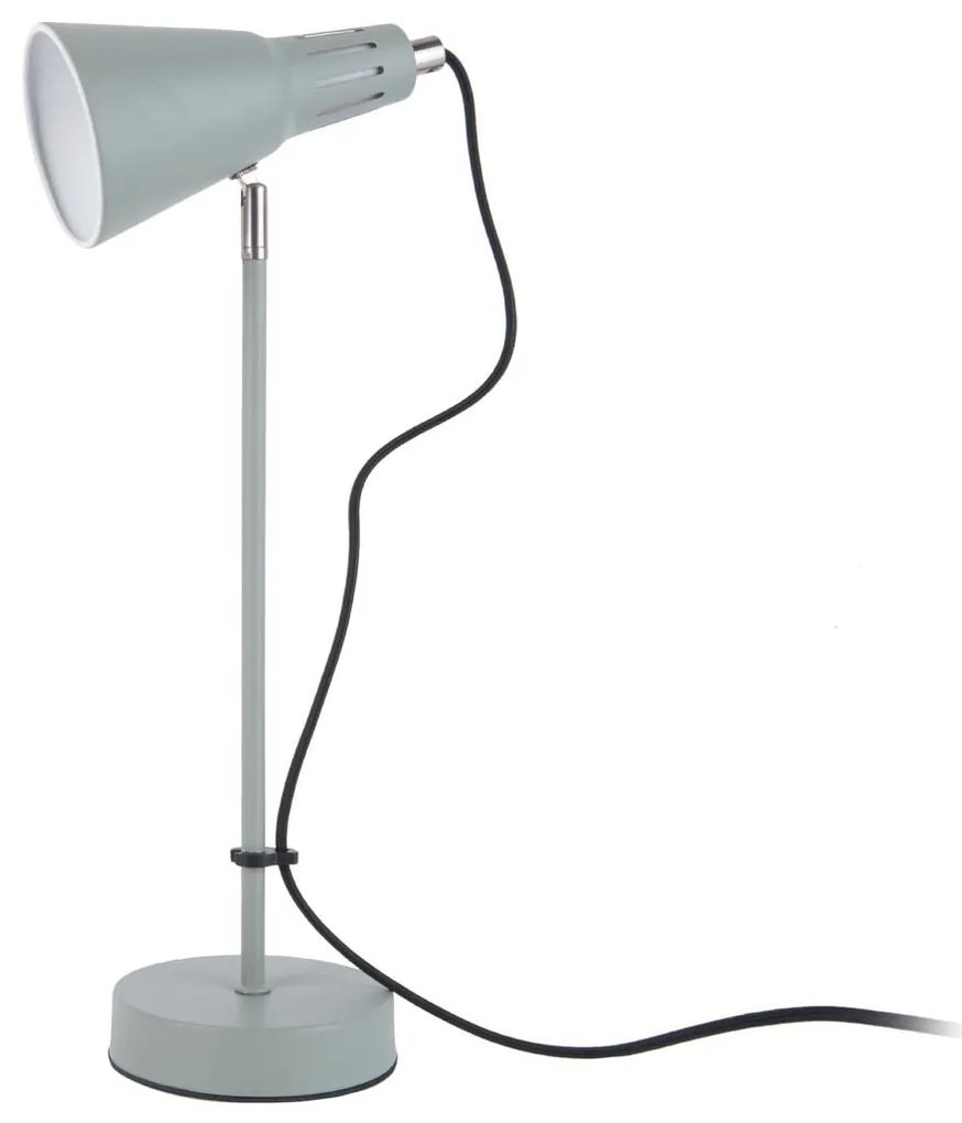 LEITMOTIV Stolní lampa Mini Cone šedá ∅ 16 × 43 cm